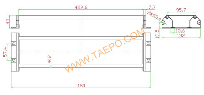 10 pair profile module rack for krone disconnection module - taepo.com